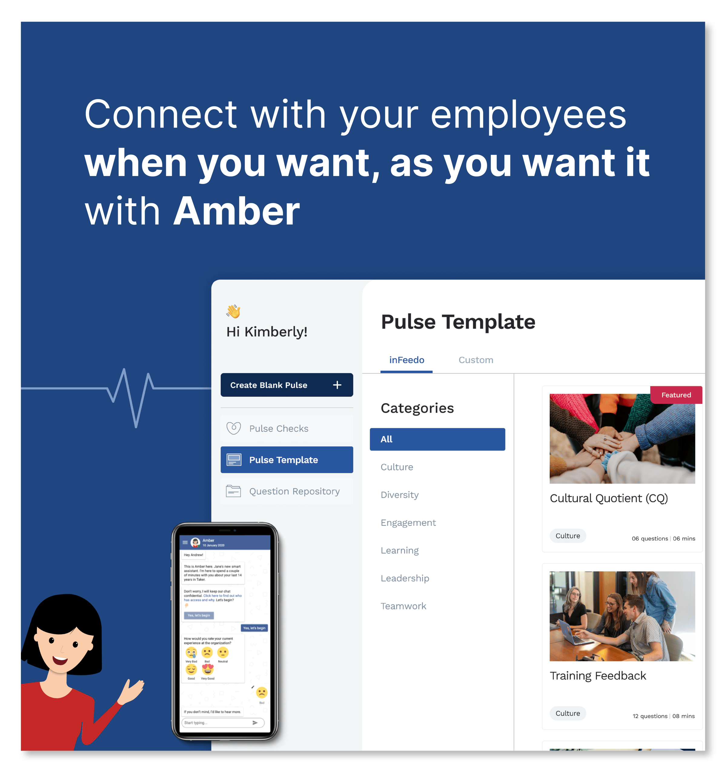 Use your employee's voice to boost performance & culture with Amber's ...